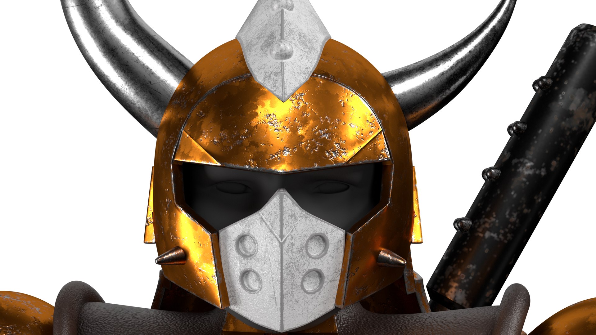 3D Model Demon Altar Fighter Mecha Samurai Anime Characters Blazing ...