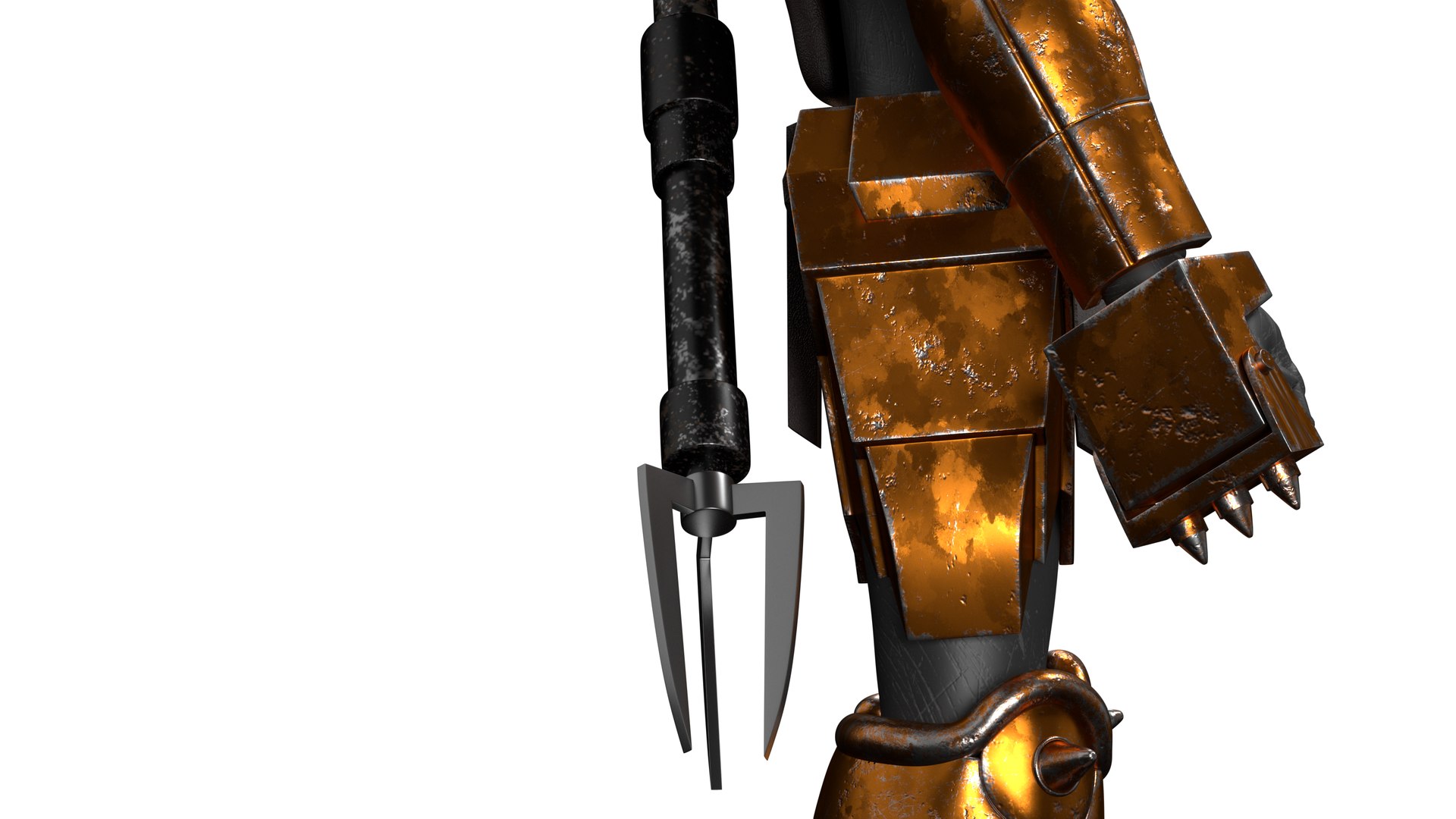 3D Model Demon Altar Fighter Mecha Samurai Anime Characters Blazing ...