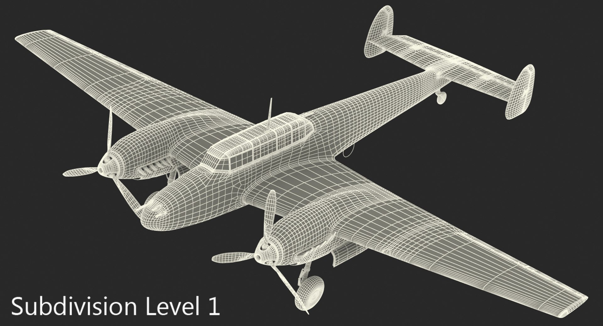 German Wwii Heavy Fighter 3D Model - TurboSquid 1171984