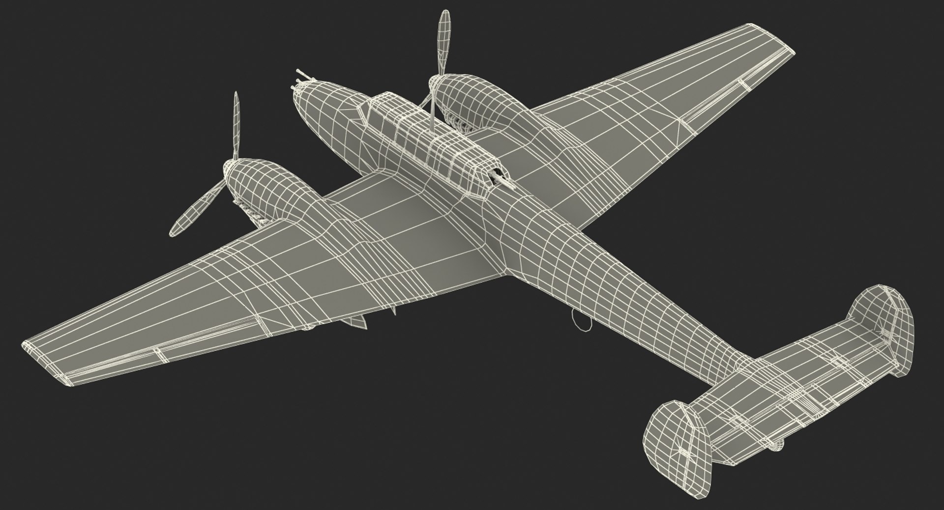 German Wwii Heavy Fighter 3D Model - TurboSquid 1171984