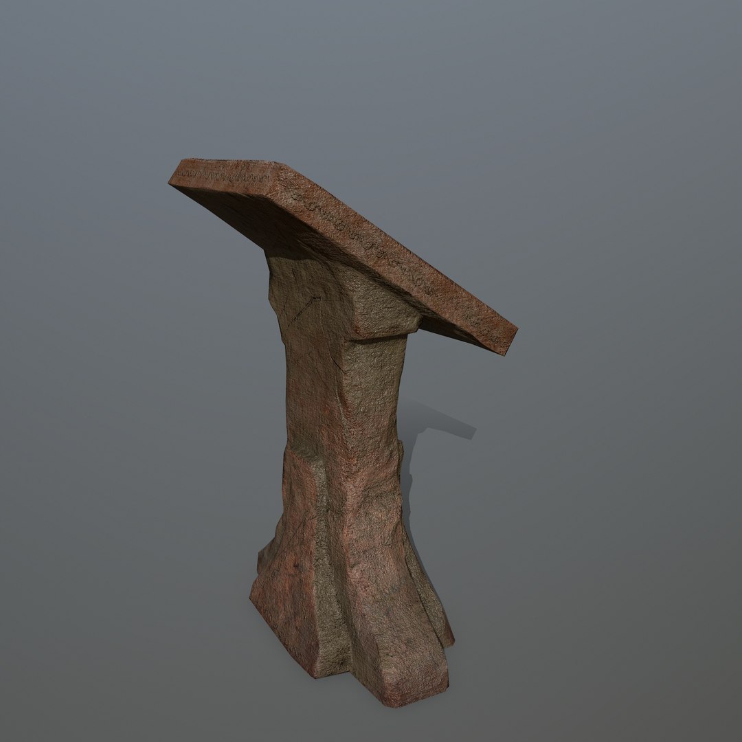 3D Lectern - TurboSquid 1661176