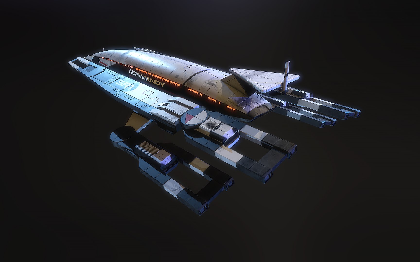 3D Model SR1 Normandy Mass Effect - TurboSquid 2287319