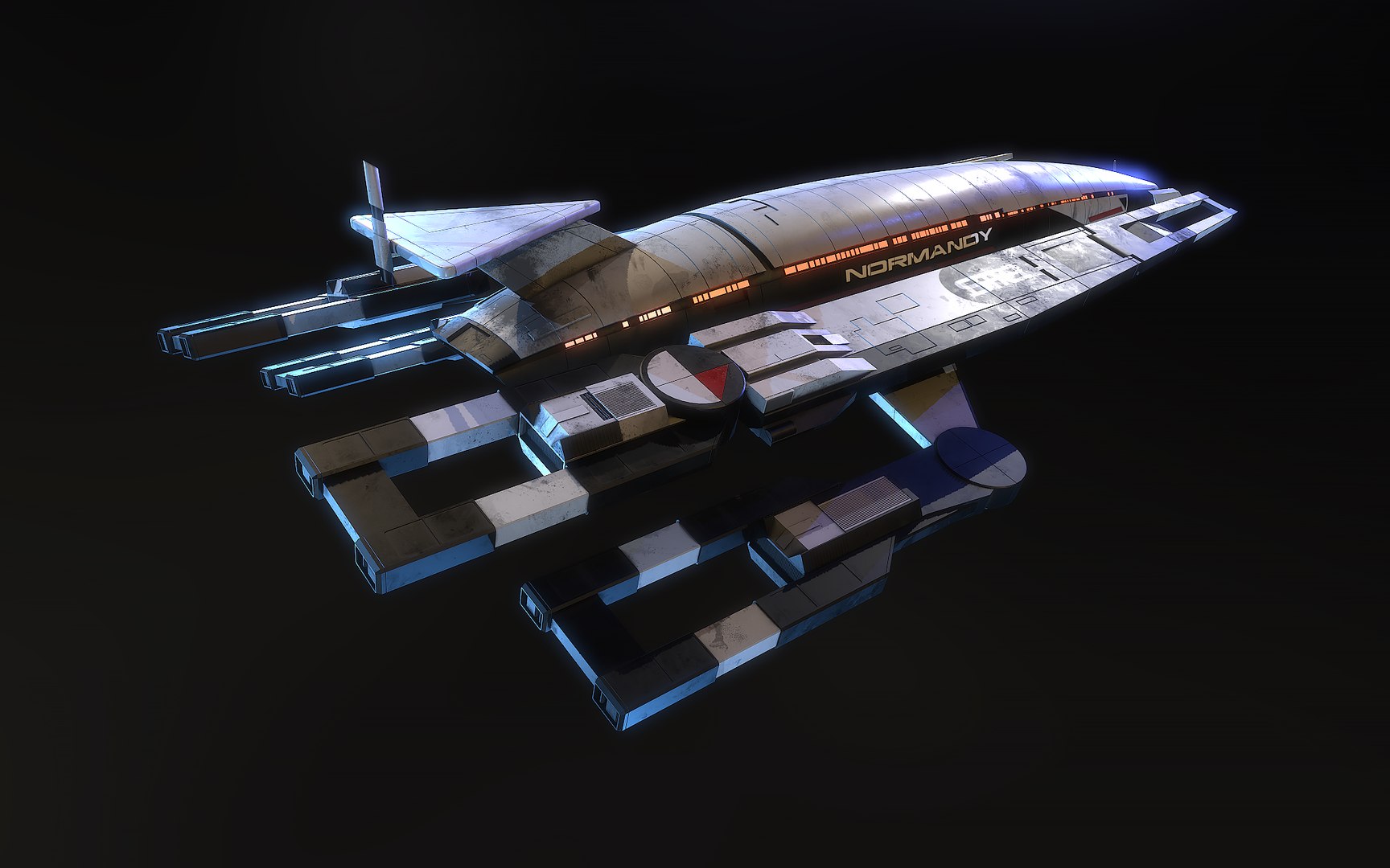 3D Model SR1 Normandy Mass Effect - TurboSquid 2287319