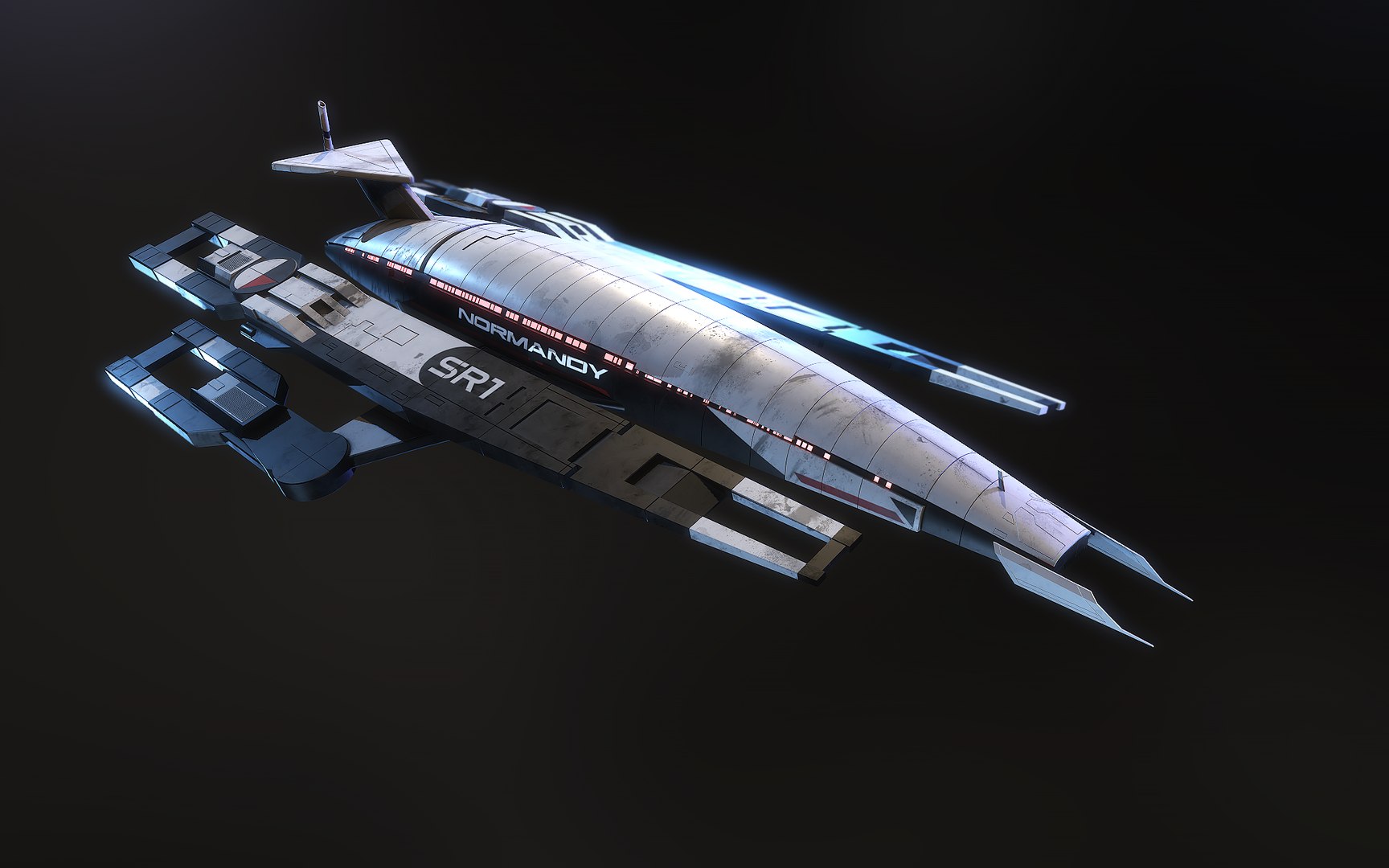 3D Model SR1 Normandy Mass Effect - TurboSquid 2287319