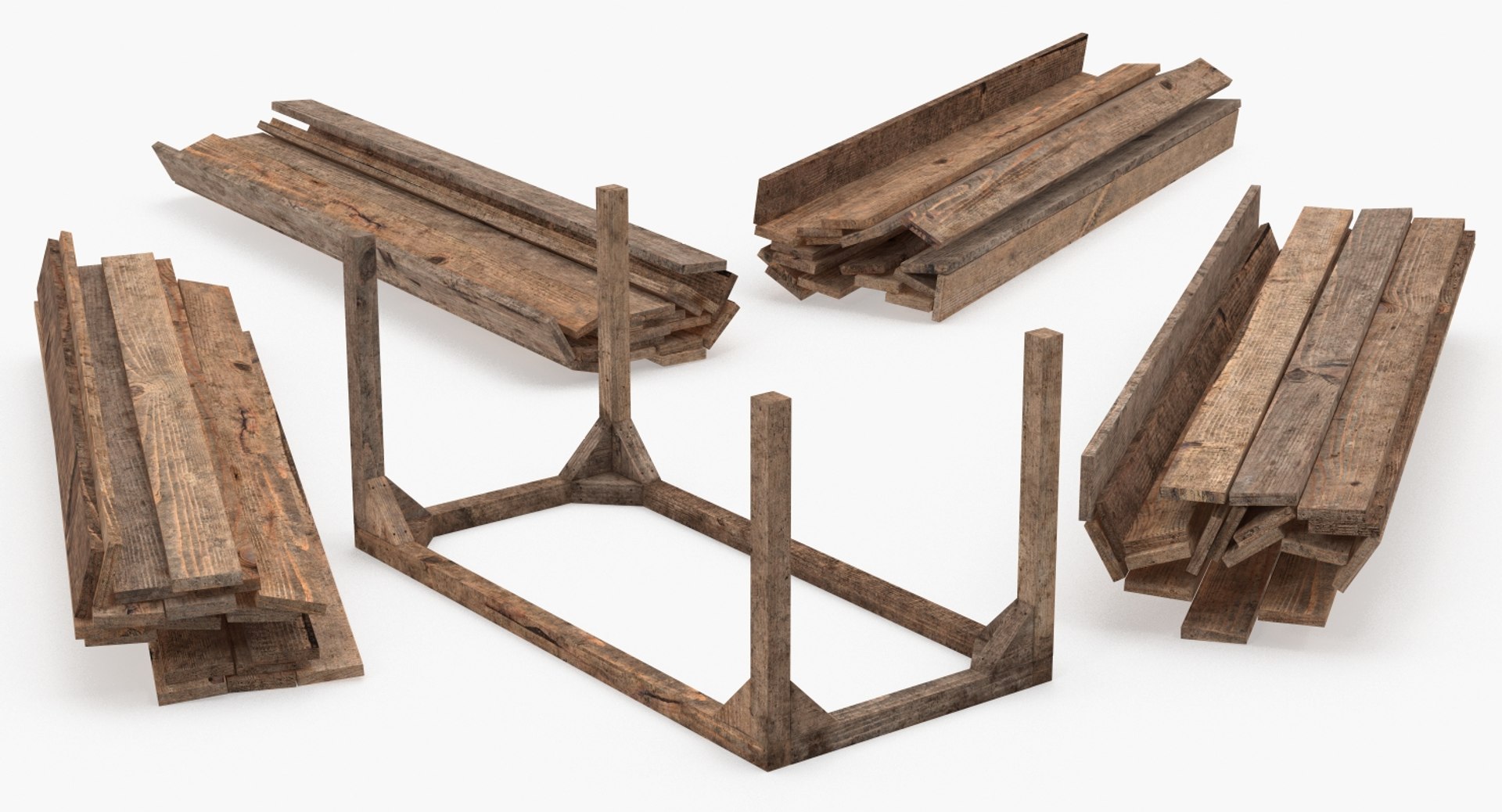 Old Wooded Planks Storage 3D - TurboSquid 1297482