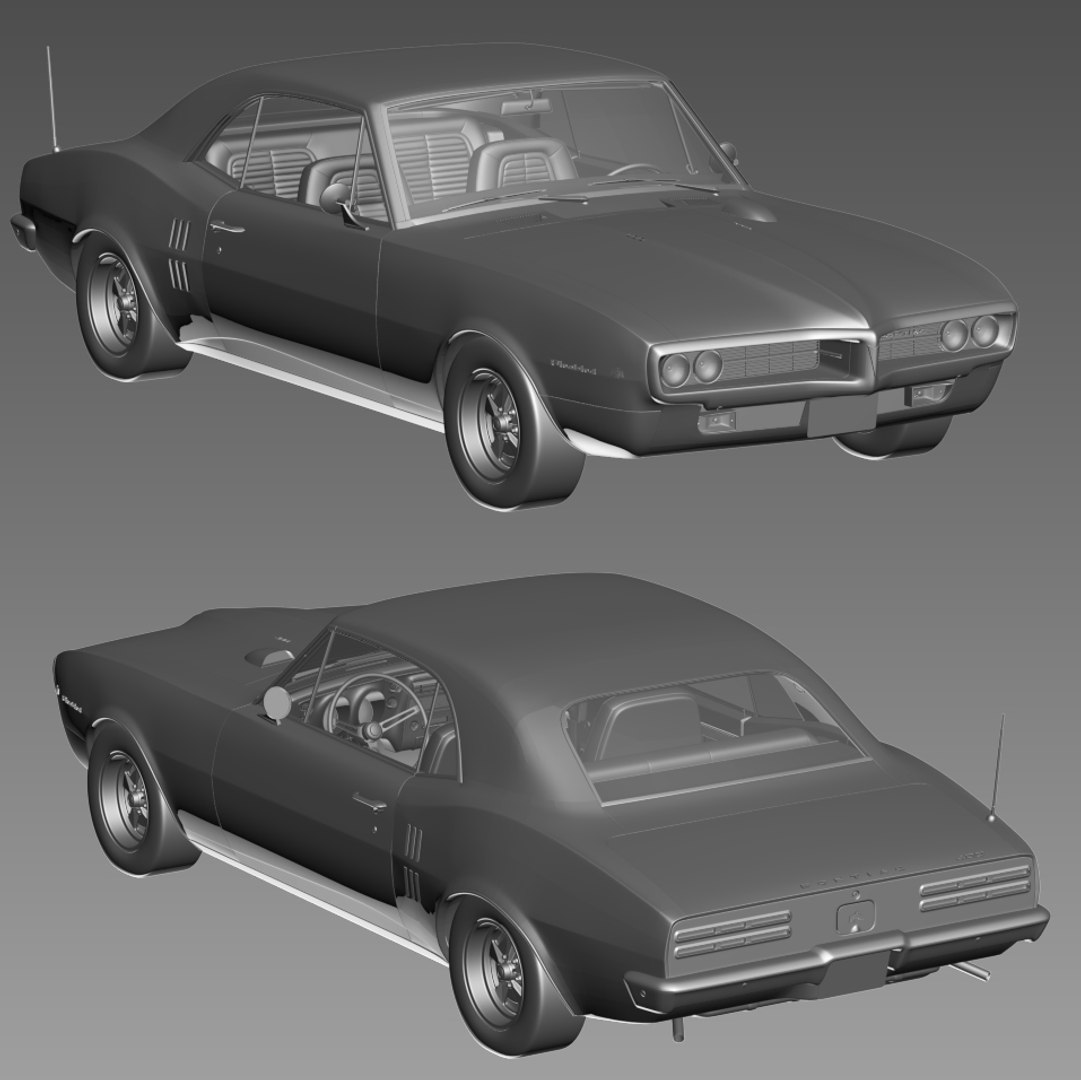 Pontiac Firebird Car 3D Model - TurboSquid 1654422