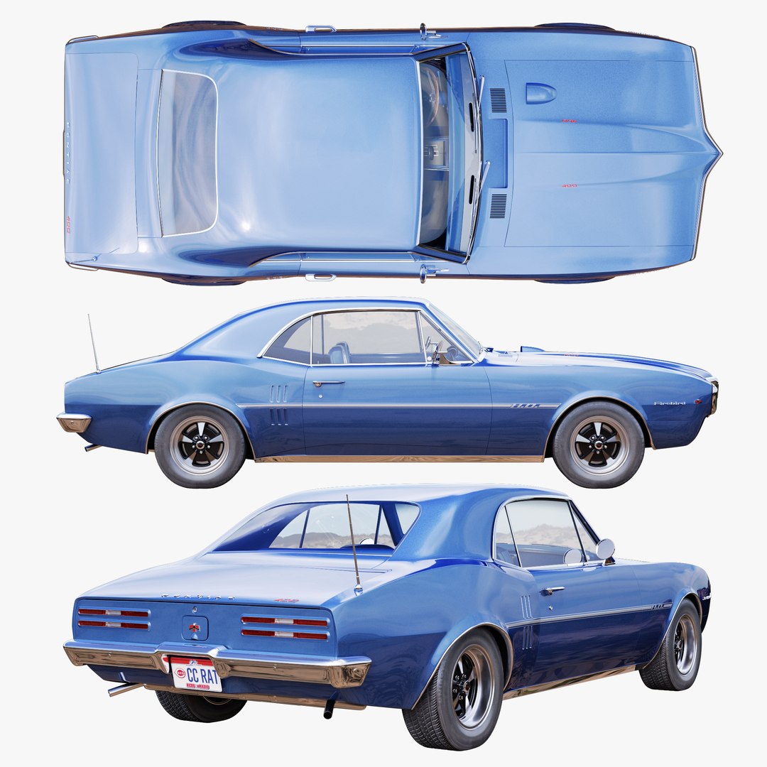 Pontiac Firebird Car 3D Model - TurboSquid 1654422