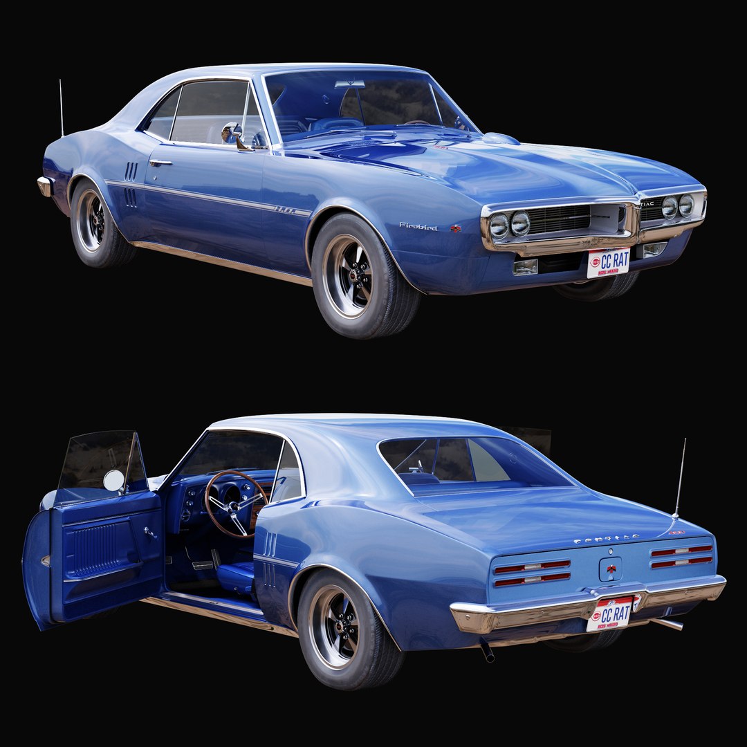Pontiac Firebird Car 3D Model - TurboSquid 1654422