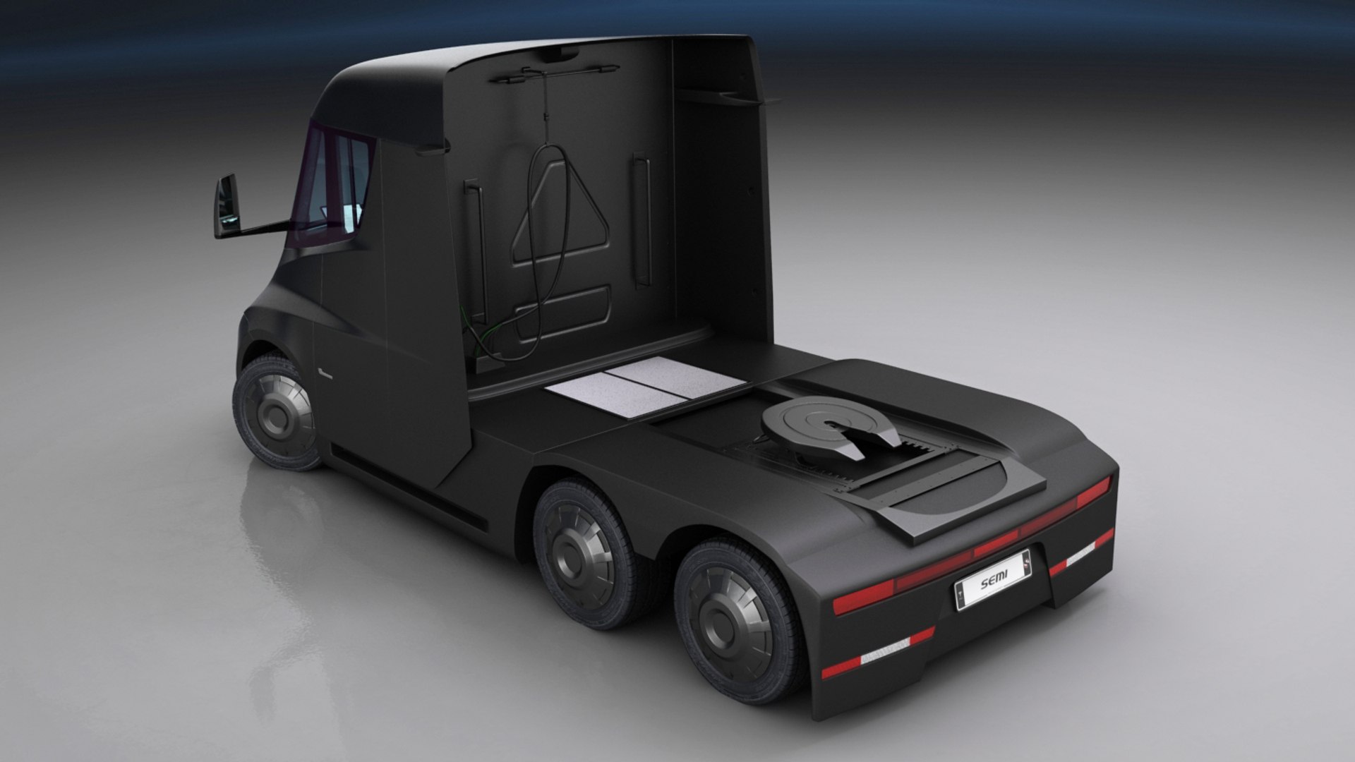 3D Tesla Semi Interior Model - TurboSquid 1363669