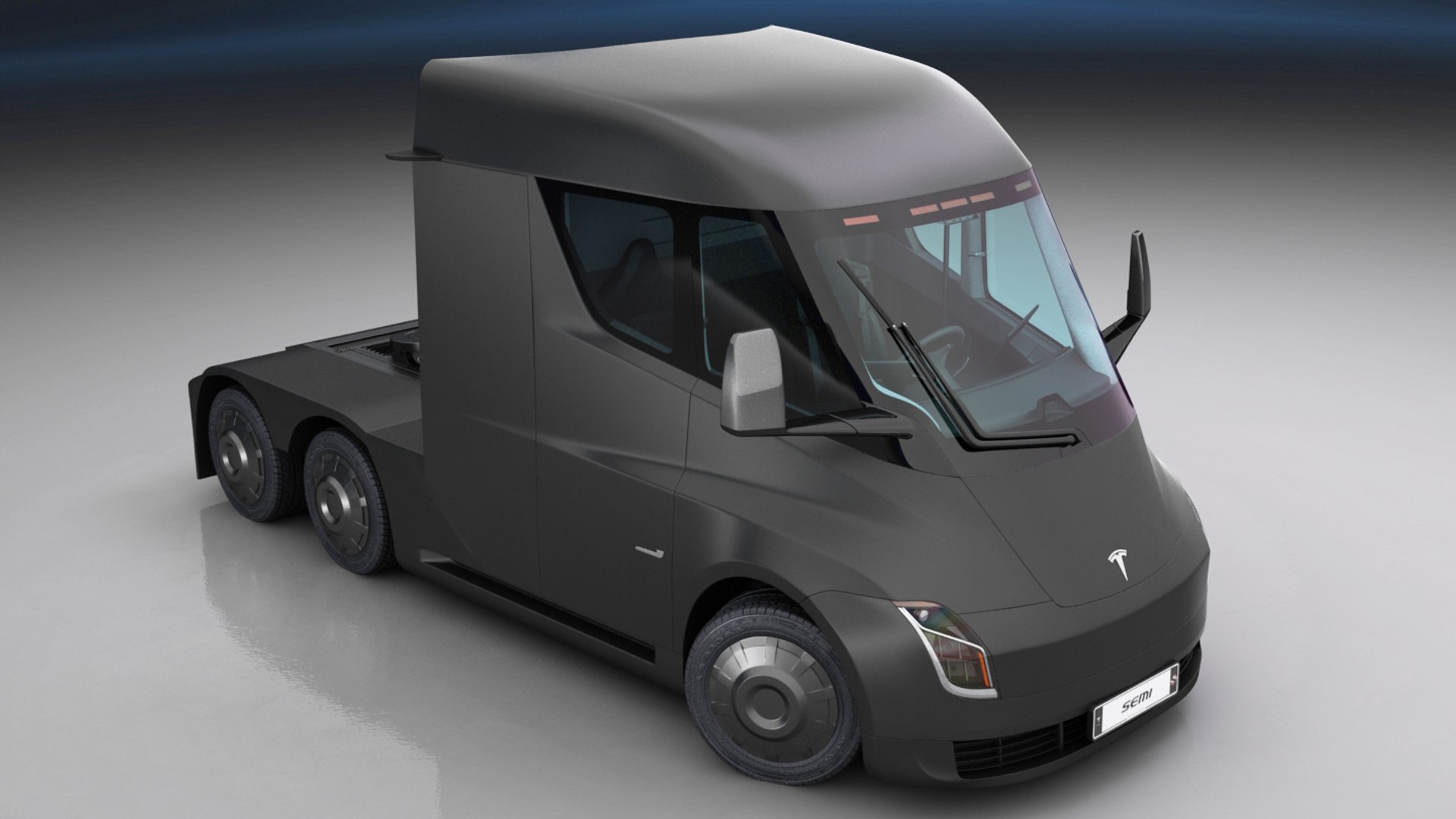 3D Tesla Semi Interior Model - TurboSquid 1363669