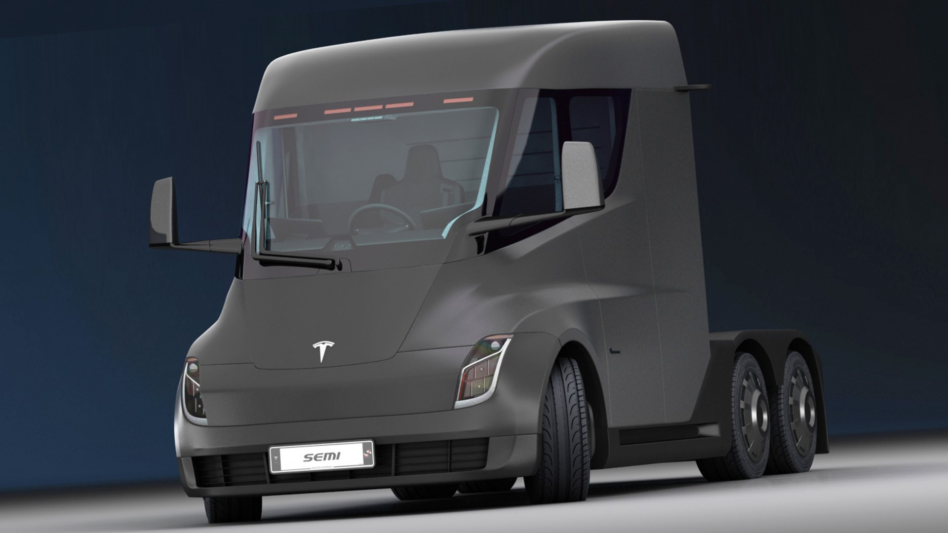 3D Tesla Semi Interior Model - TurboSquid 1363669
