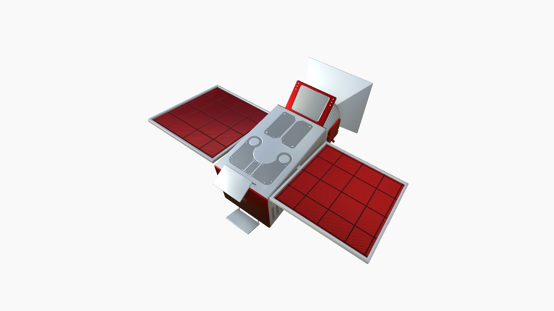 Satellite E10 China - SciFi Space Design 3D - TurboSquid 1949309