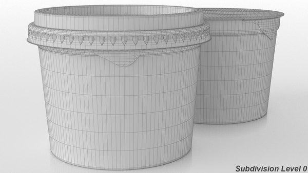 Plastic container 3D model - TurboSquid 1473553