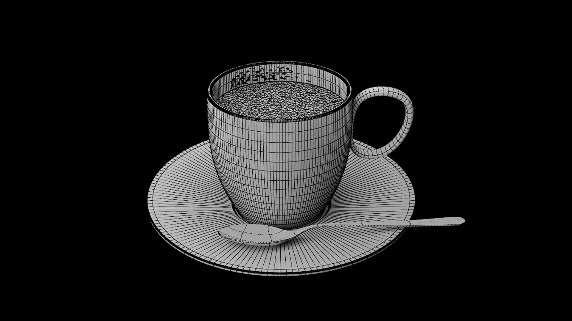 3d model of cup
