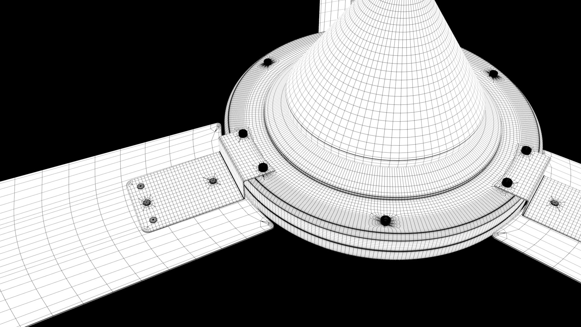 3D Ceiling Fan Model - TurboSquid 2199881