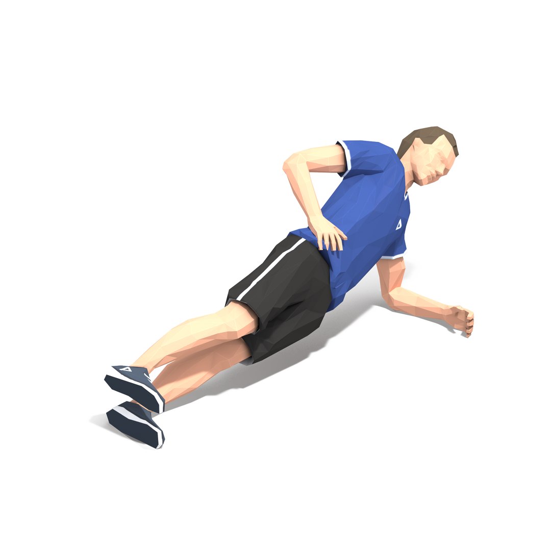 3D Exercise Man - TurboSquid 1706243