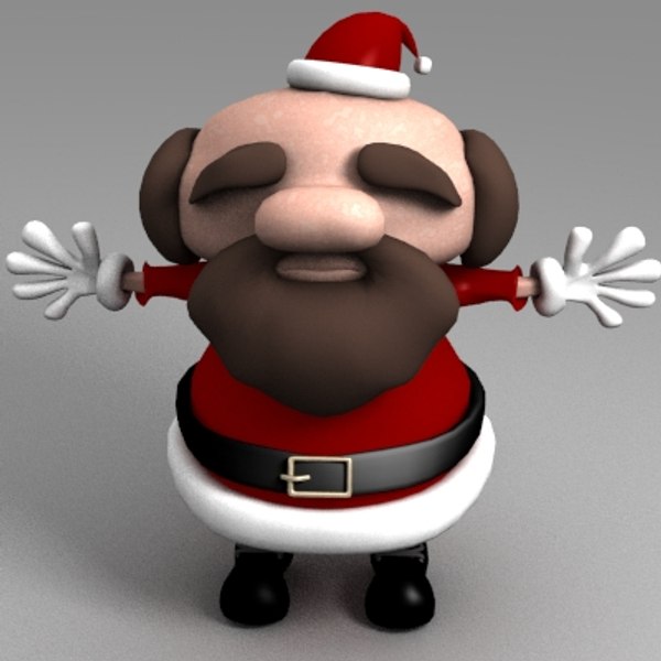 3d santa claus
