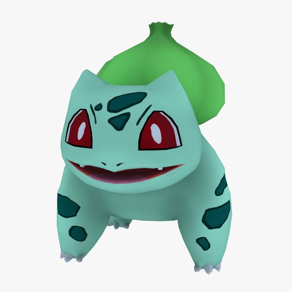 modelo 3d Pokemon Bulbasaur Low Poly - TurboSquid 780095