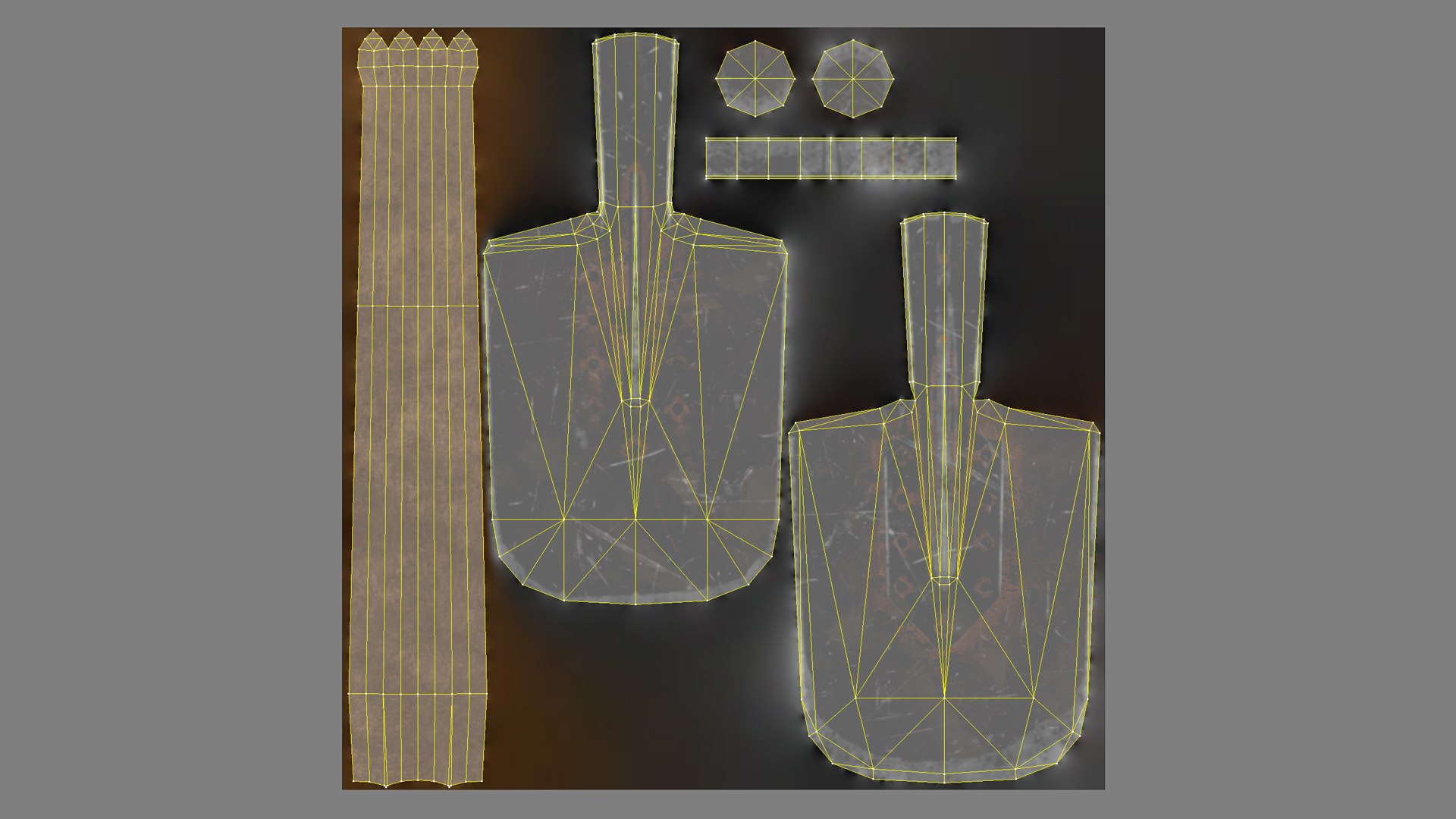 3D Shovel Army Ammunition USSR WWII Model - TurboSquid 1856883