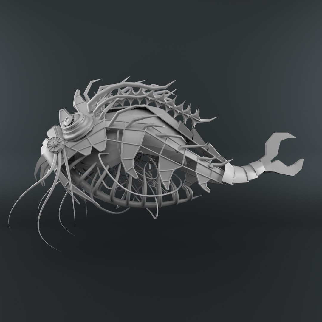 3D Iron Fish - TurboSquid 1415362