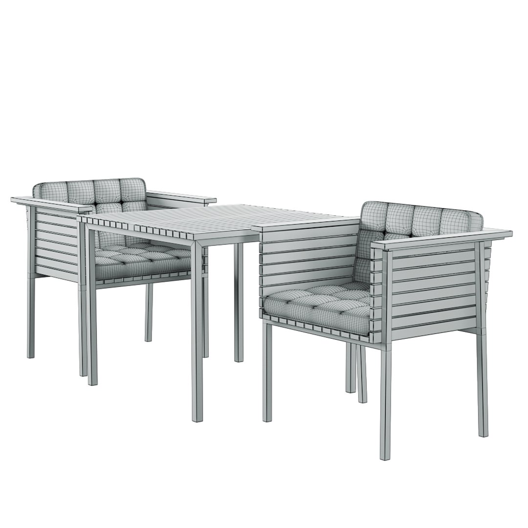 Garden Table 3D Model - TurboSquid 1464627