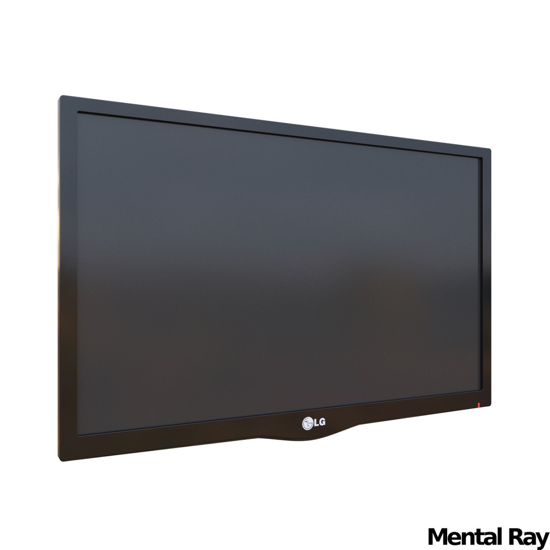 3D Lg Lcd Television Tv Model - TurboSquid 1288838