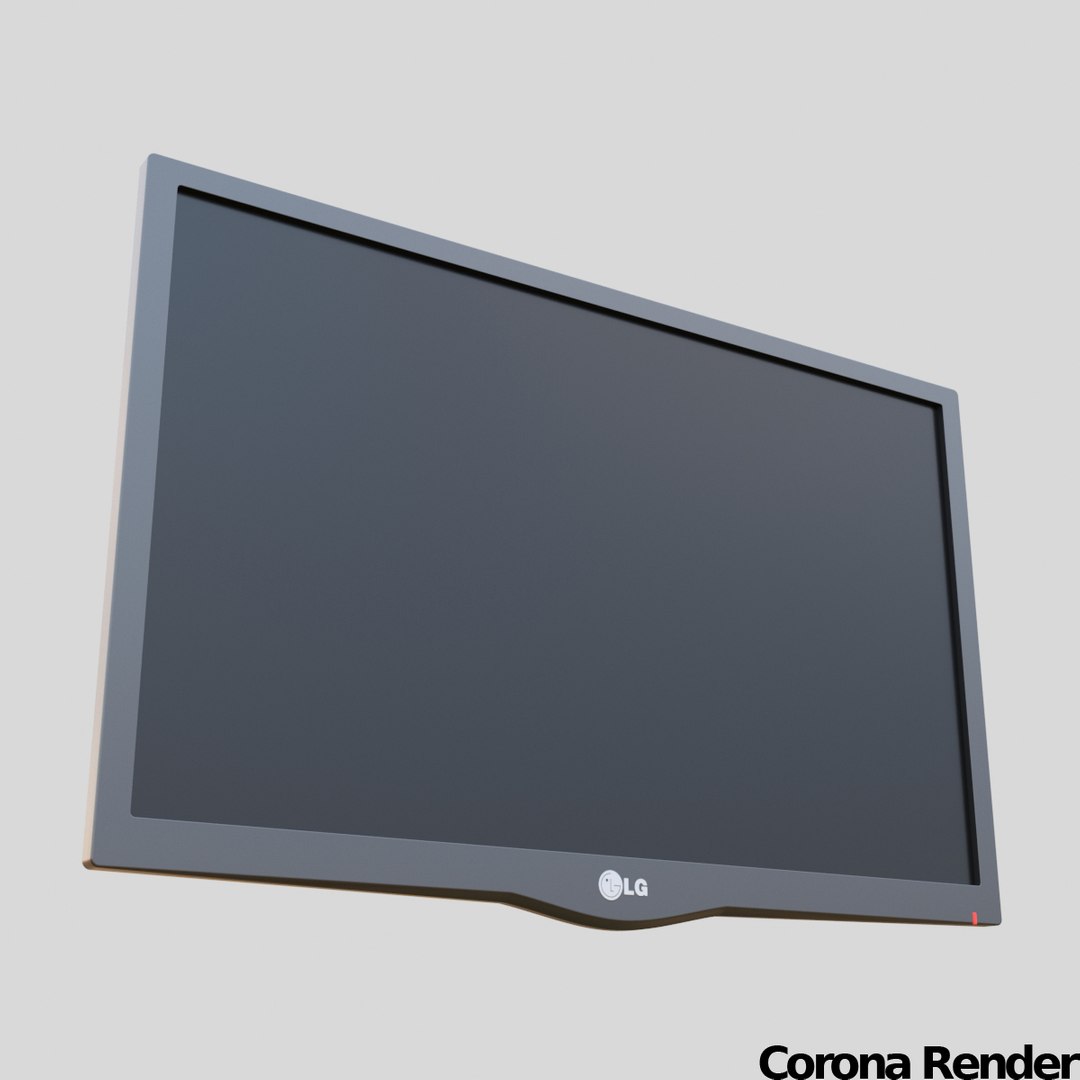 3D Lg Lcd Television Tv Model - TurboSquid 1288838