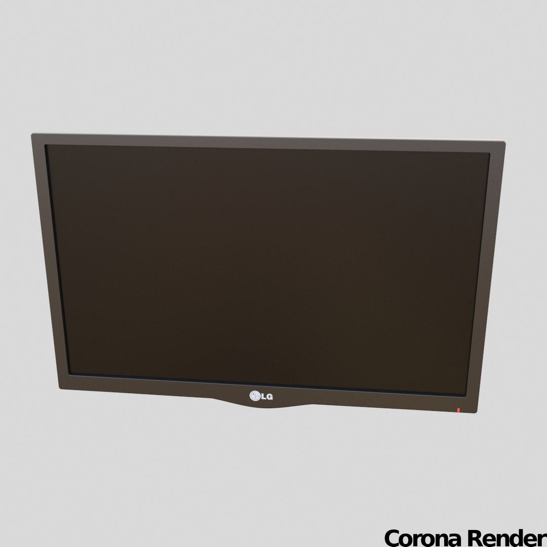 3D Lg Lcd Television Tv Model - TurboSquid 1288838