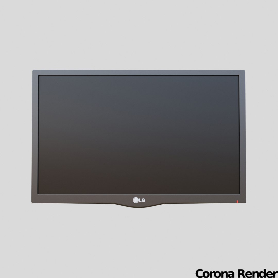 3D Lg Lcd Television Tv Model - TurboSquid 1288838