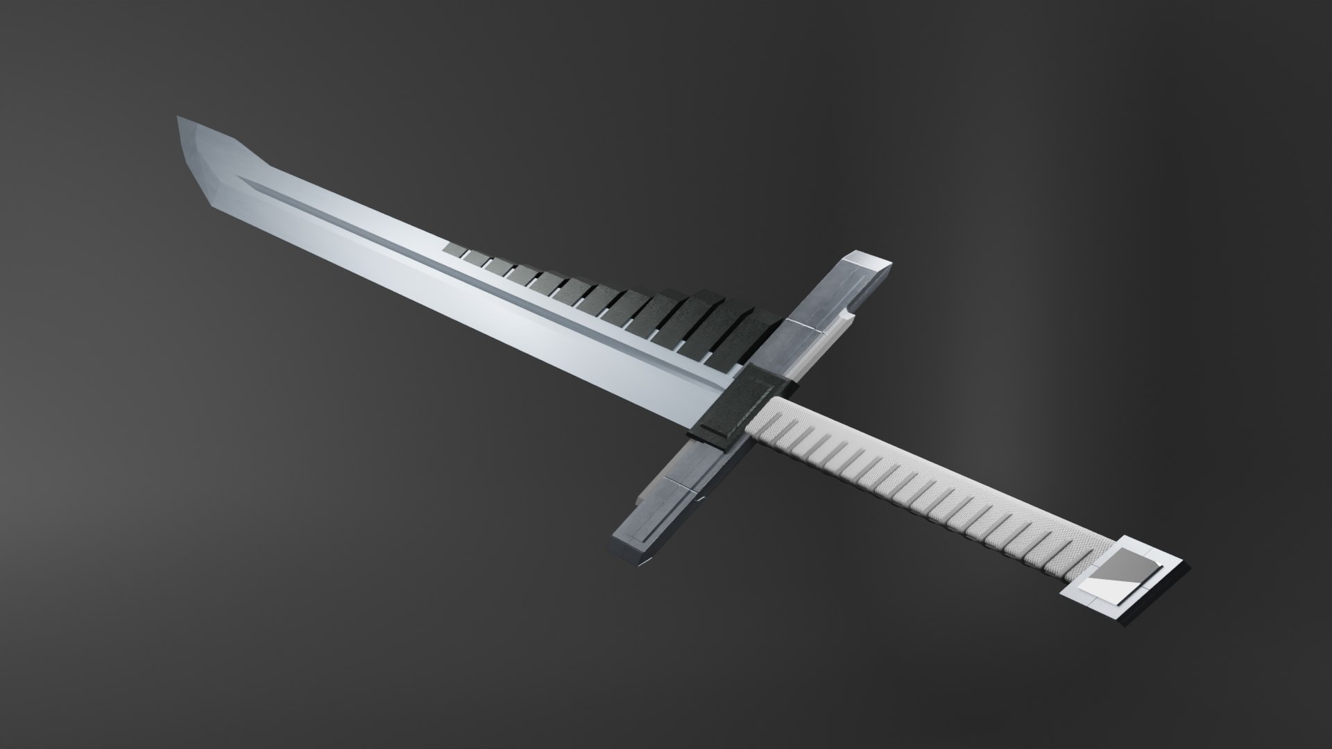 3D Single Blade Sword Model - TurboSquid 1730940