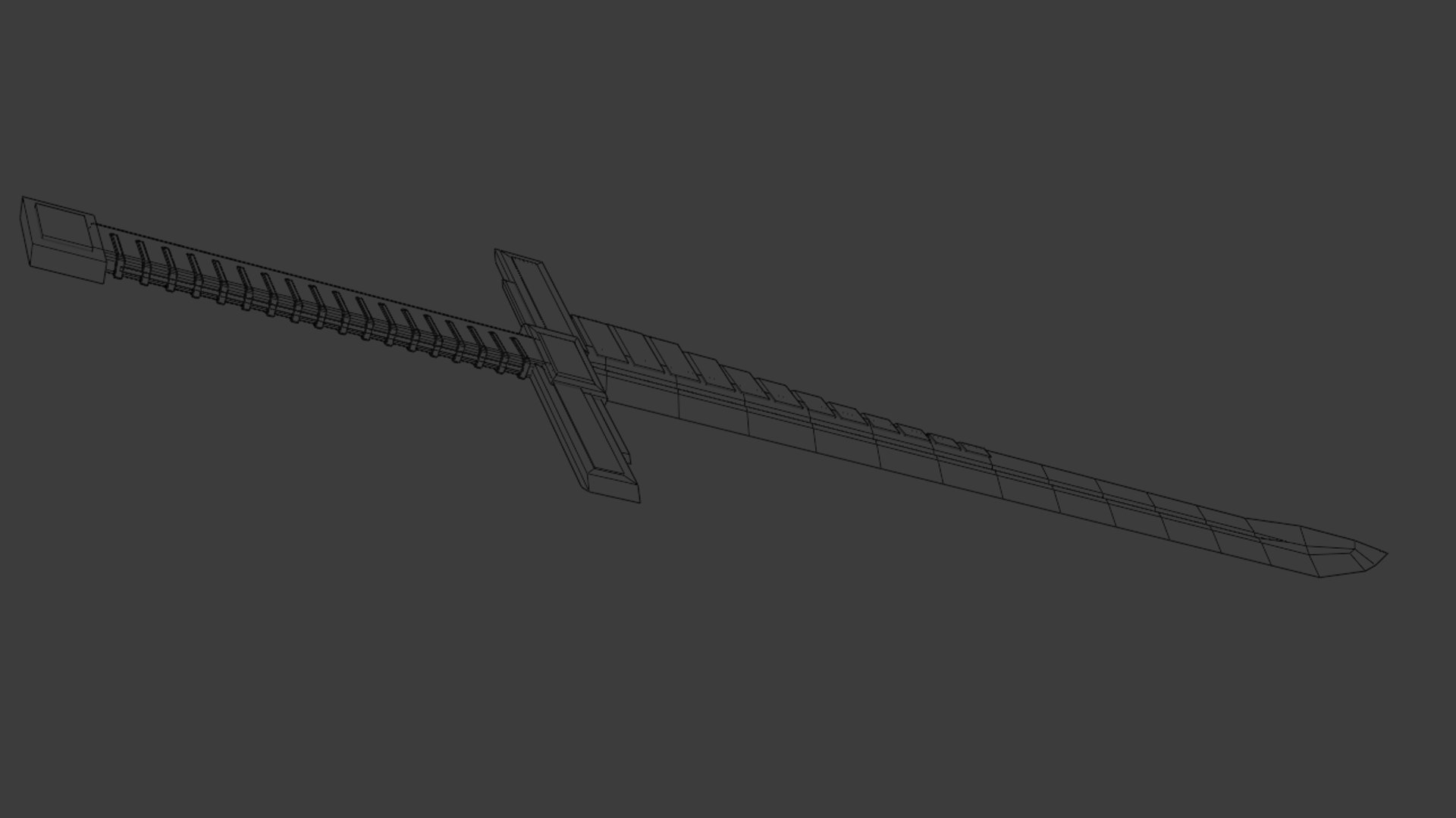 3D Single Blade Sword Model - TurboSquid 1730940