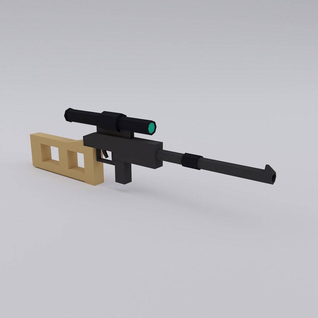 VSK 94 Sniper Rifle Gun 3D Model - TurboSquid 1991707