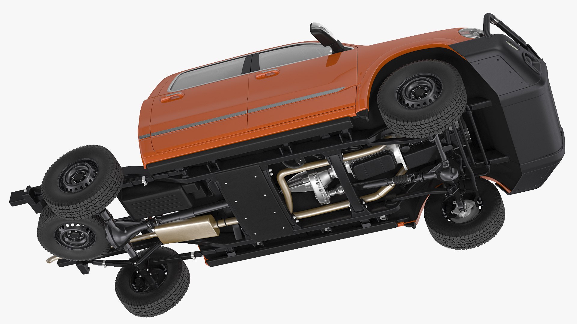 3D crew cab 4x4 truck - TurboSquid 1642119