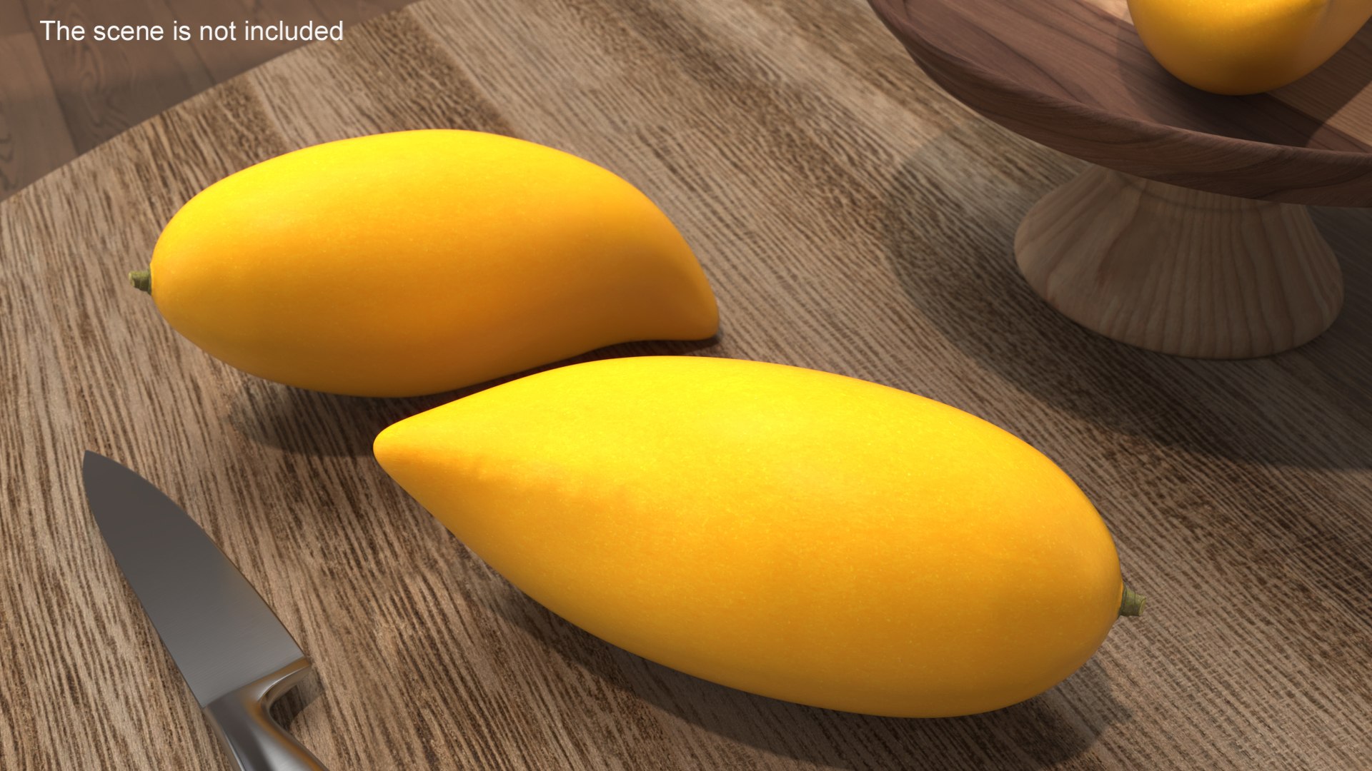 3D Yellow Long Mango - TurboSquid 2246195