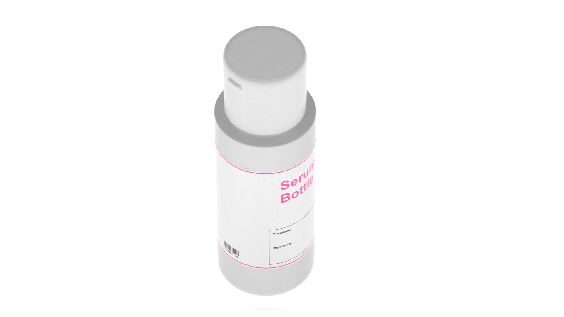 Serum Bottle 3D Model - TurboSquid 2166177