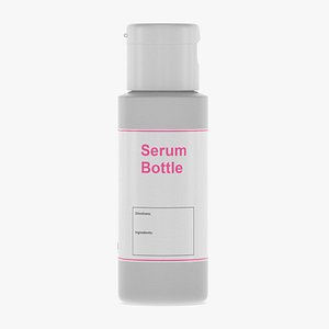 3D Serum Models | TurboSquid