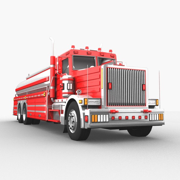 3D Fire Tanker Truck Unit 4x6 - TurboSquid 1730477