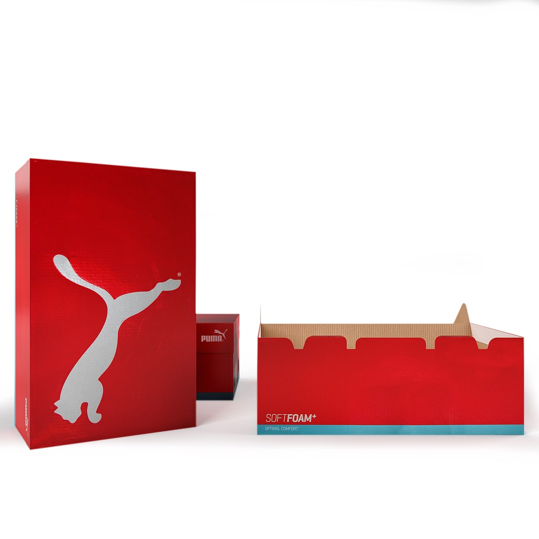 3D Box Puma - TurboSquid 1780126