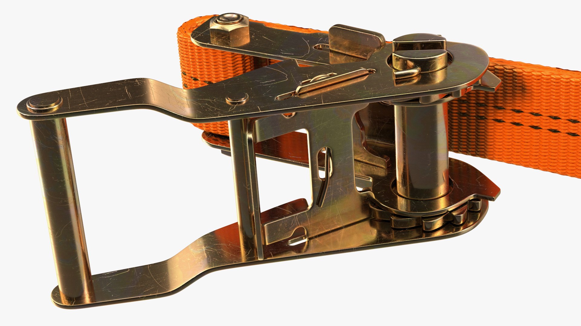 Tie Down Strap with Double J Hook model - TurboSquid 1782455