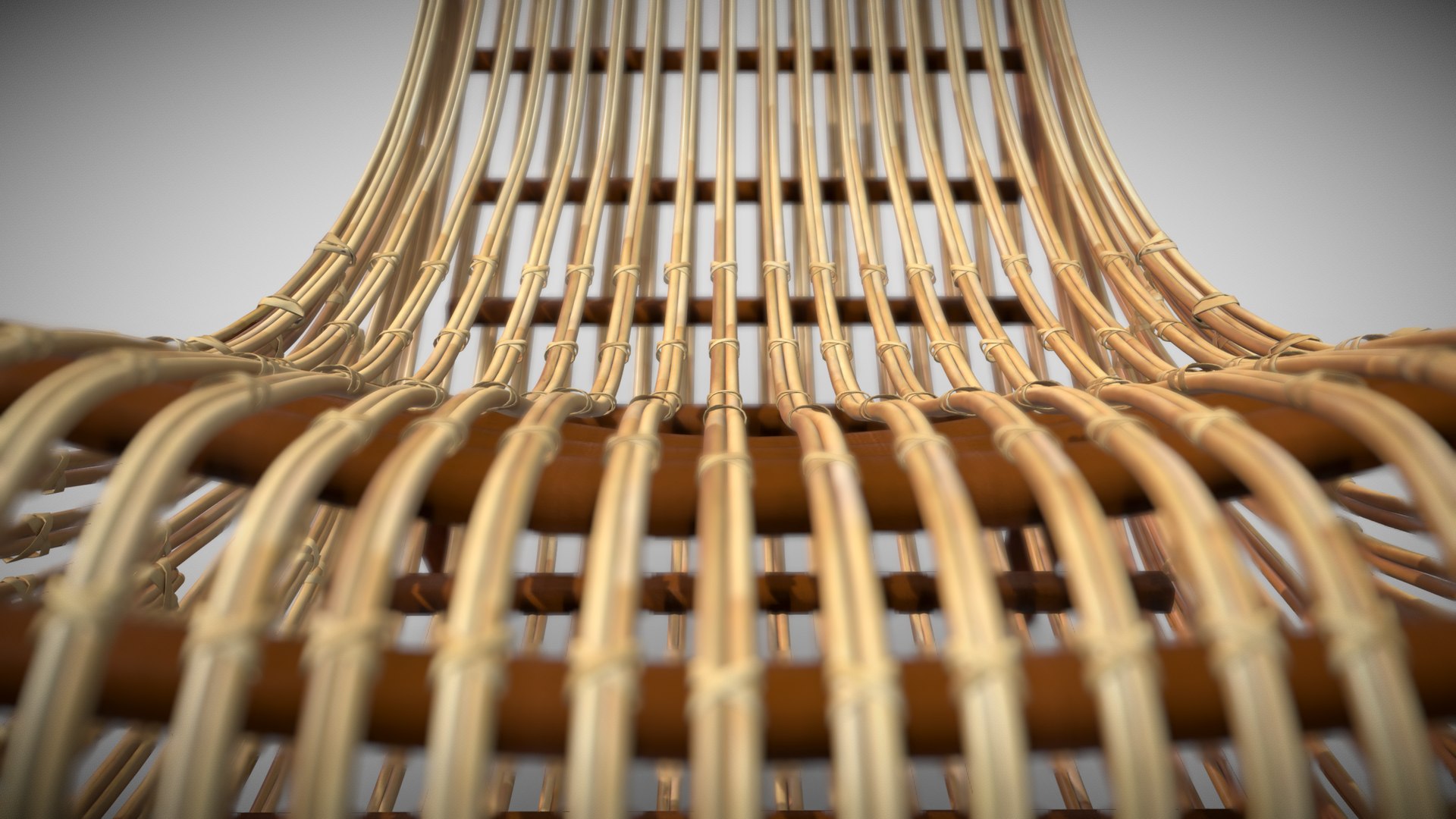3D model Tika Chair - natural rattan armchair - TurboSquid 2151477