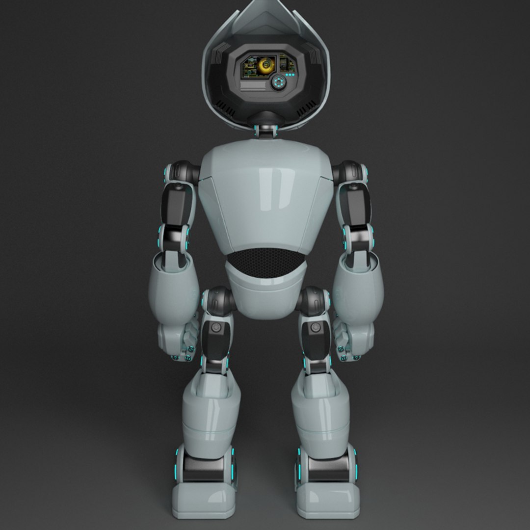 3D Model Robot Character Android - TurboSquid 1553225