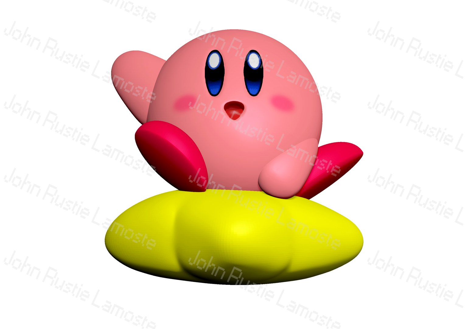 3D Kirby Character Model - TurboSquid 1250436