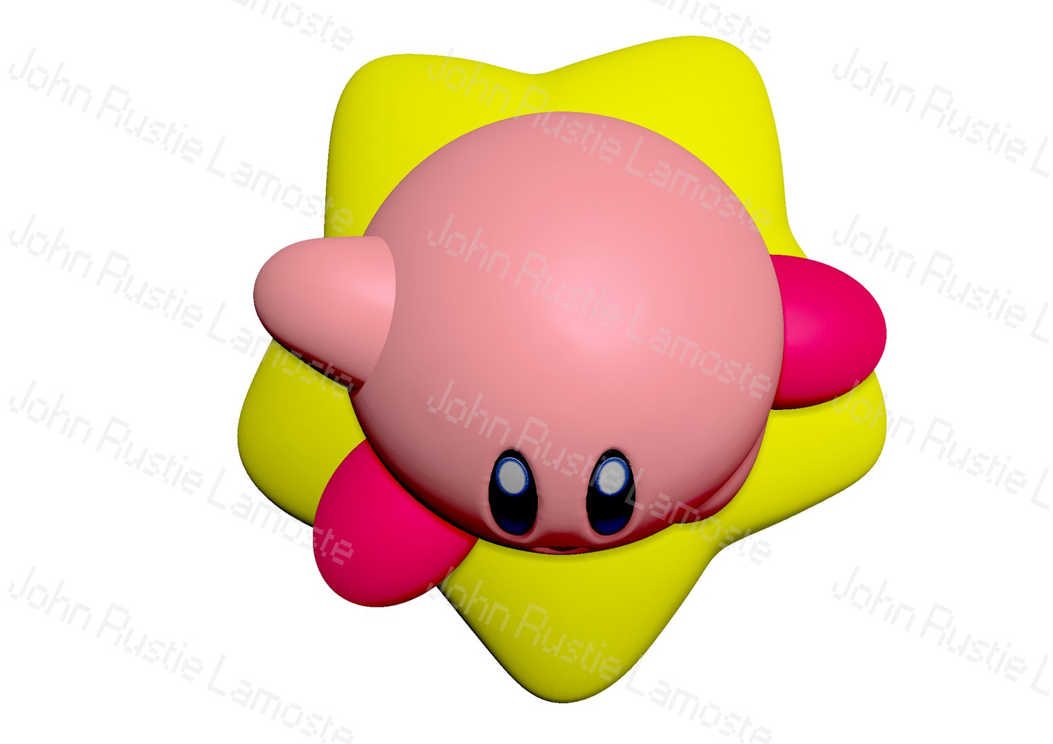 3D Kirby Character Model - TurboSquid 1250436
