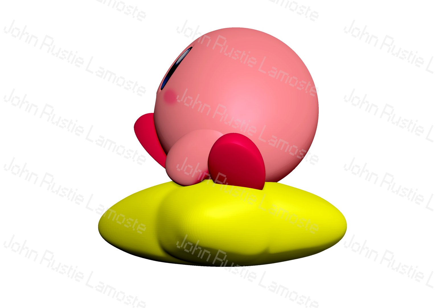 3D Kirby Character Model - TurboSquid 1250436