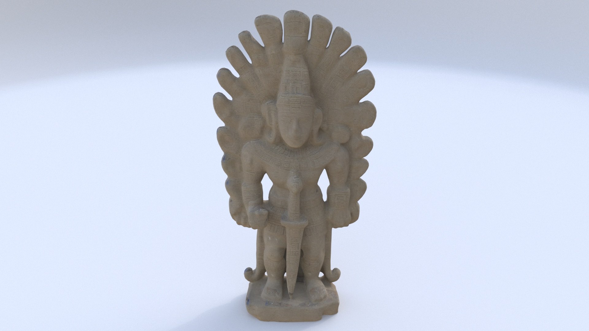 3D Model Collection 19 Aztec Mayan Statues - TurboSquid 2328524