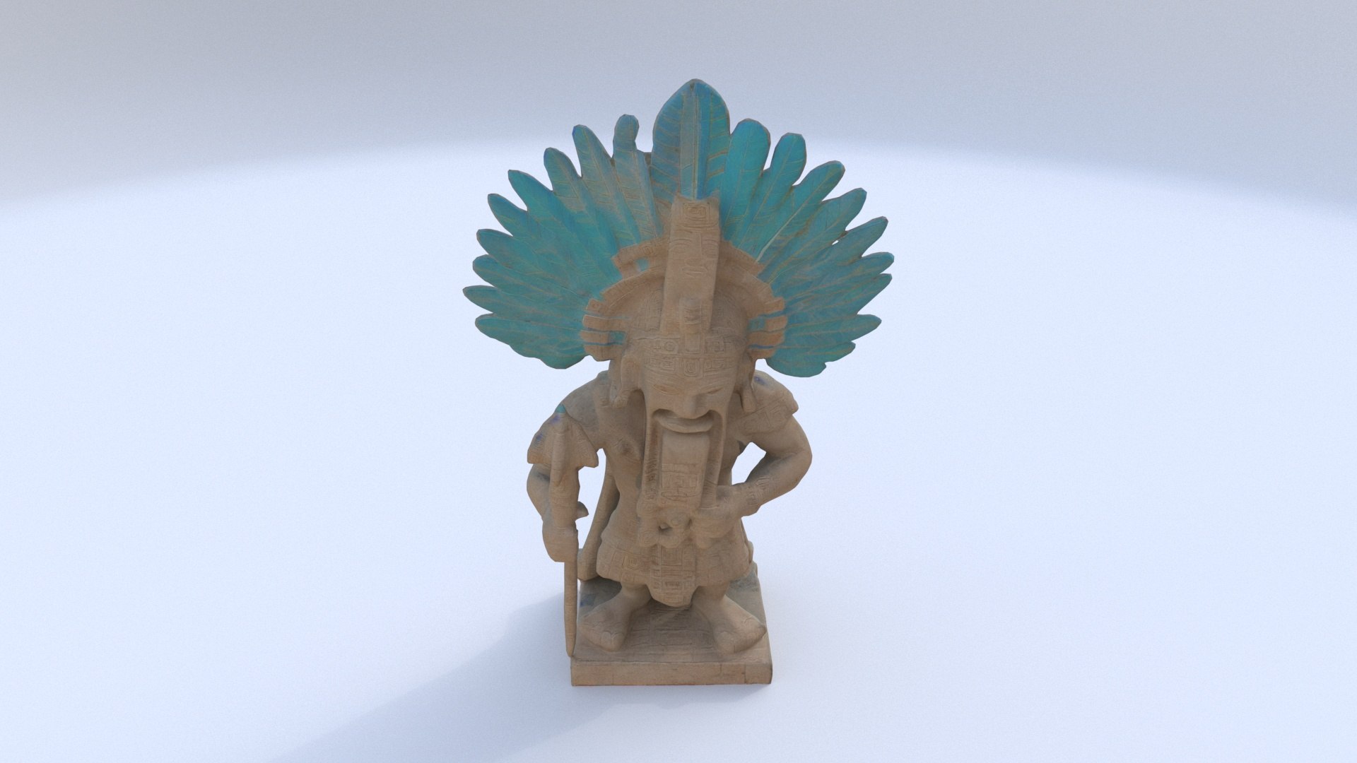 3D Model Collection 19 Aztec Mayan Statues - TurboSquid 2328524