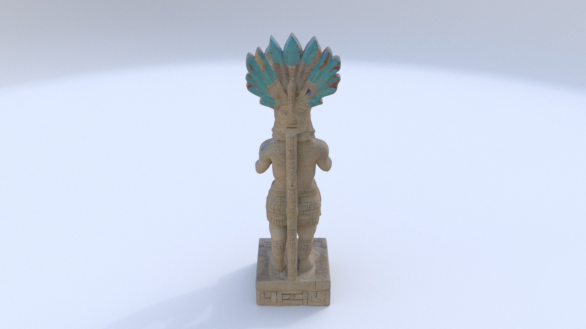 3D Model Collection 19 Aztec Mayan Statues - TurboSquid 2328524