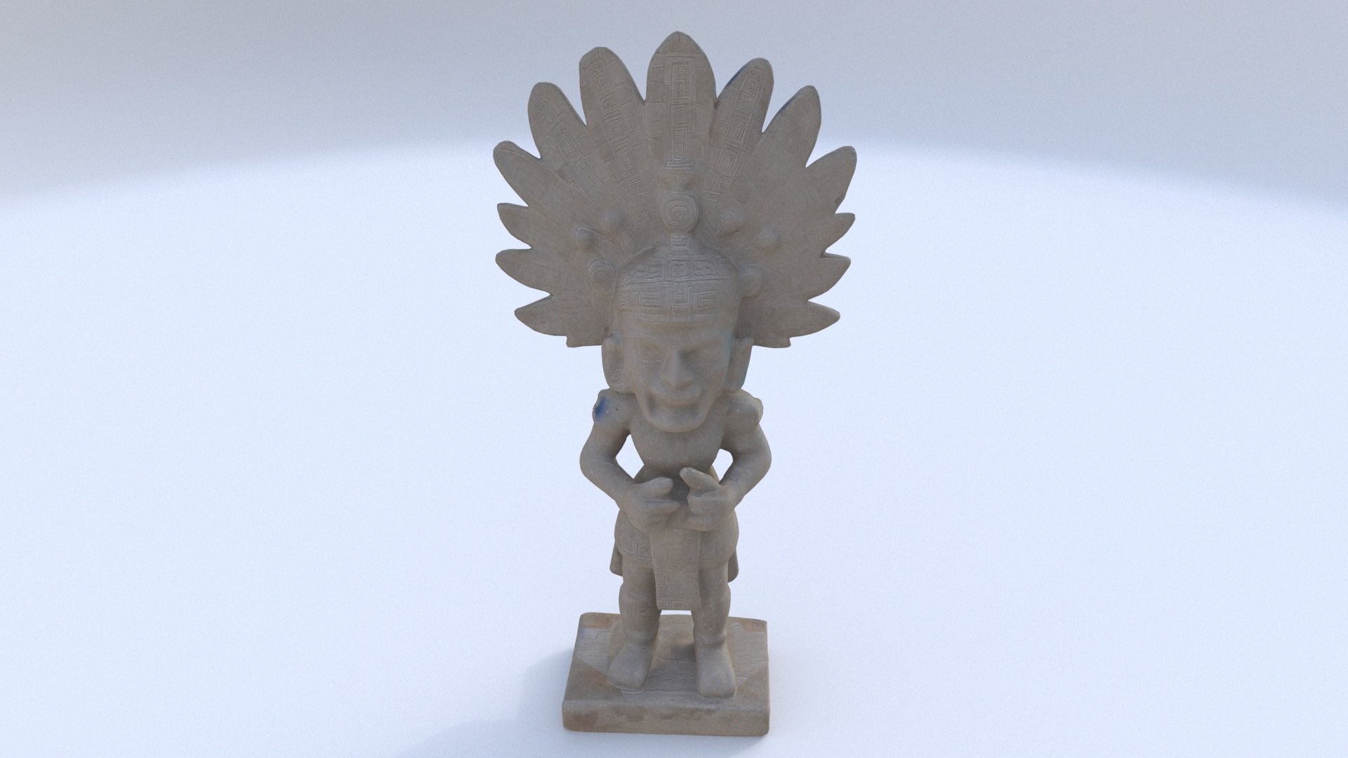 3D Model Collection 19 Aztec Mayan Statues - TurboSquid 2328524