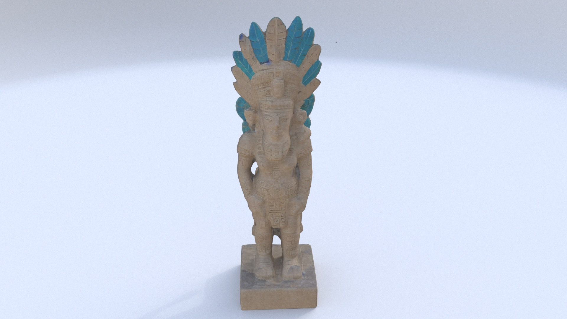 3D Model Collection 19 Aztec Mayan Statues - TurboSquid 2328524