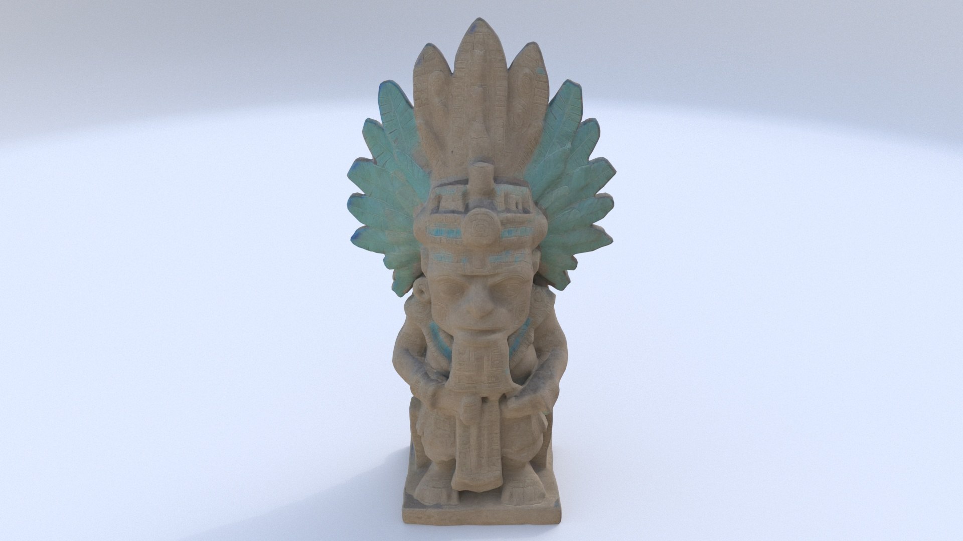 3D Model Collection 19 Aztec Mayan Statues - TurboSquid 2328524